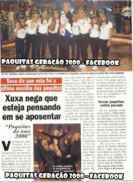 Paquitas Pacas: Paquitas Geração 2000 (Geração Papinha): Letícia Barros ...