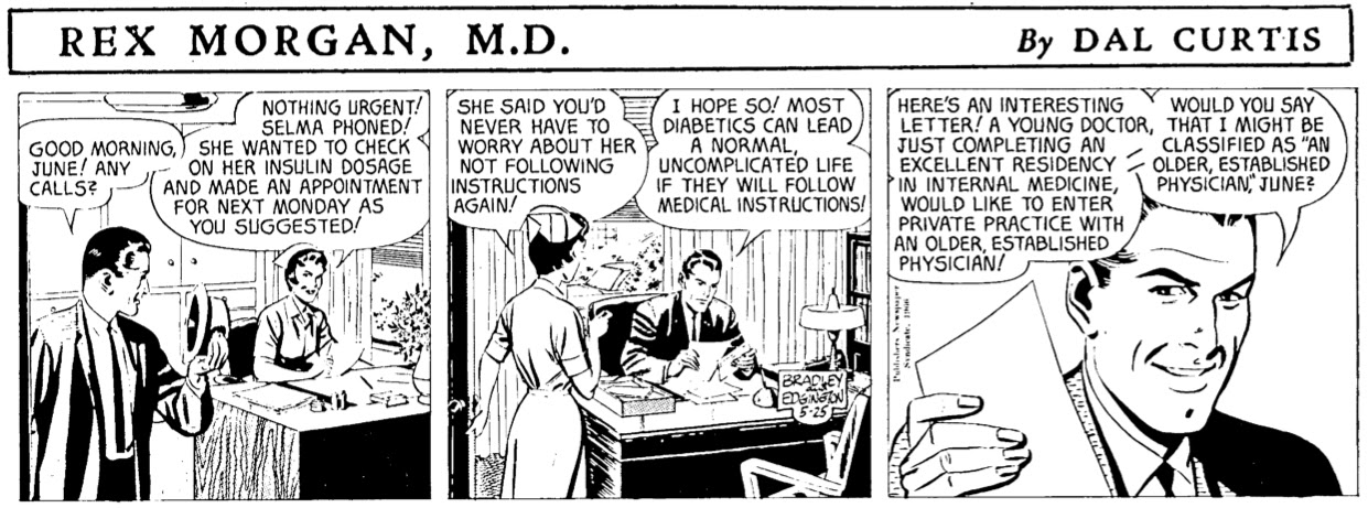 In Search of Rex Morgan, MD: 1966 Comic Strips: A Summary