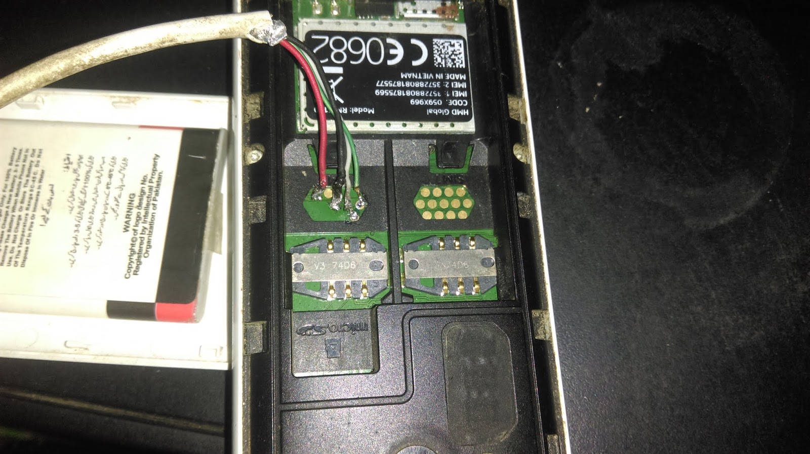 Nokia 150 USB Pinout Solution rm-1190 usb pinout