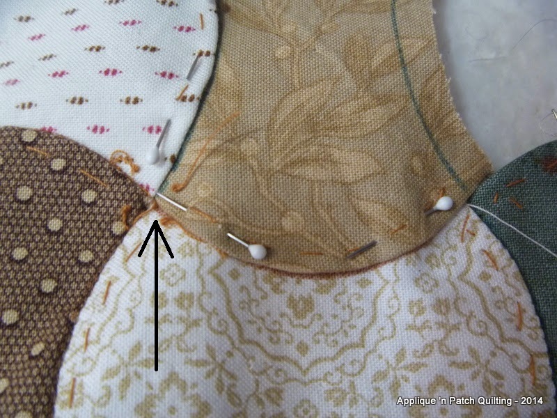 Applique 'n Patch Quilting: Apple cores - how to?