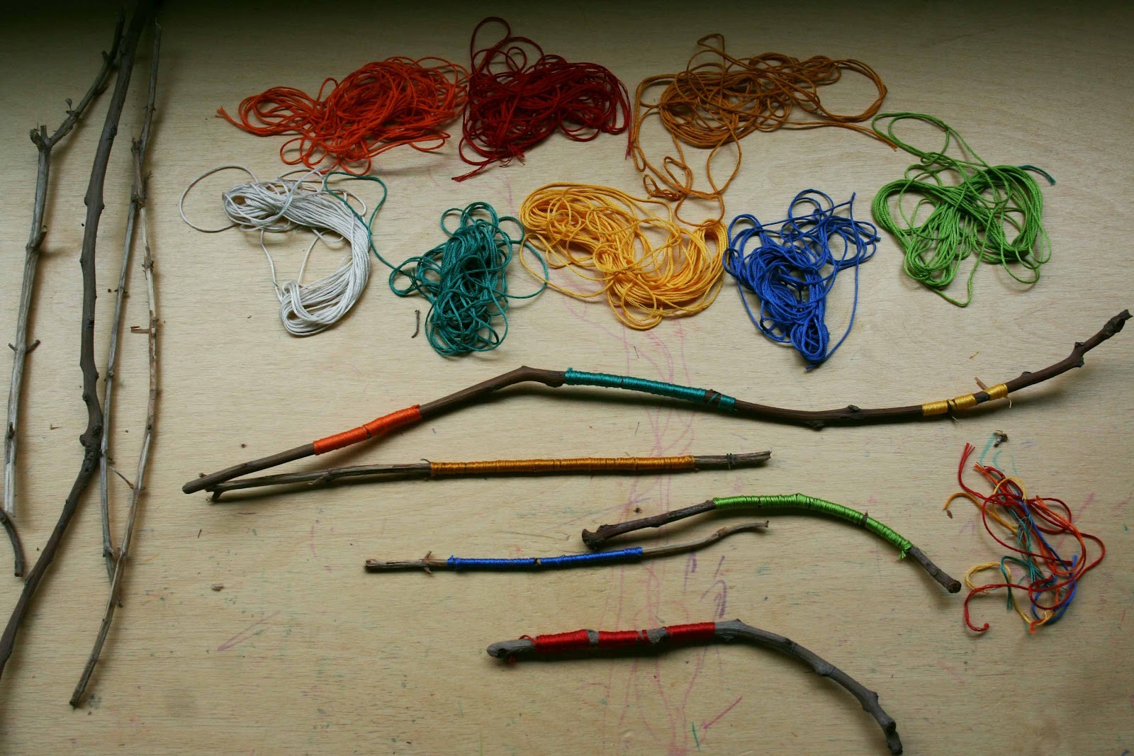 Picnics in the Park: A Sticks and String Mobile