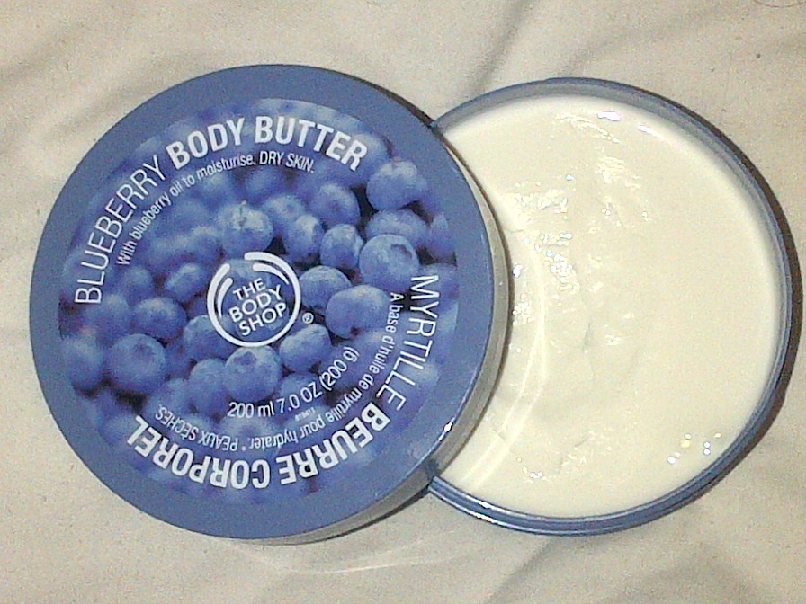 Little Miss Disney: The Body Shop's blueberry body butter