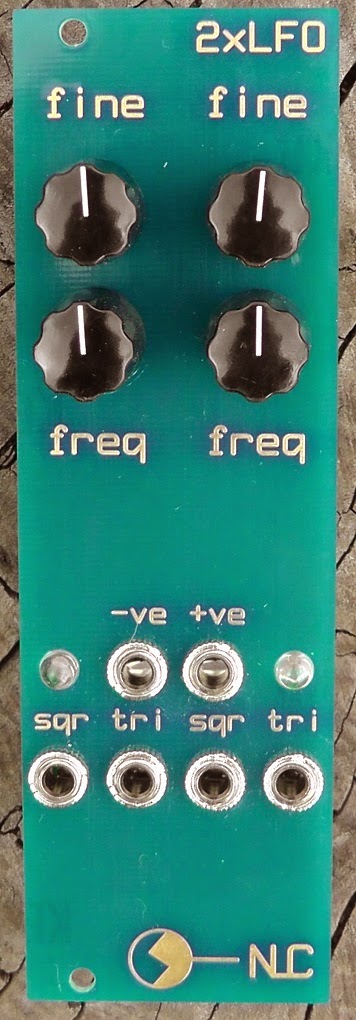 nonlinearcircuits: dual LFO with difference rectifier