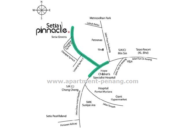 Setia Pinnacle Penang Property | Penang.MalaysiaCondo.com