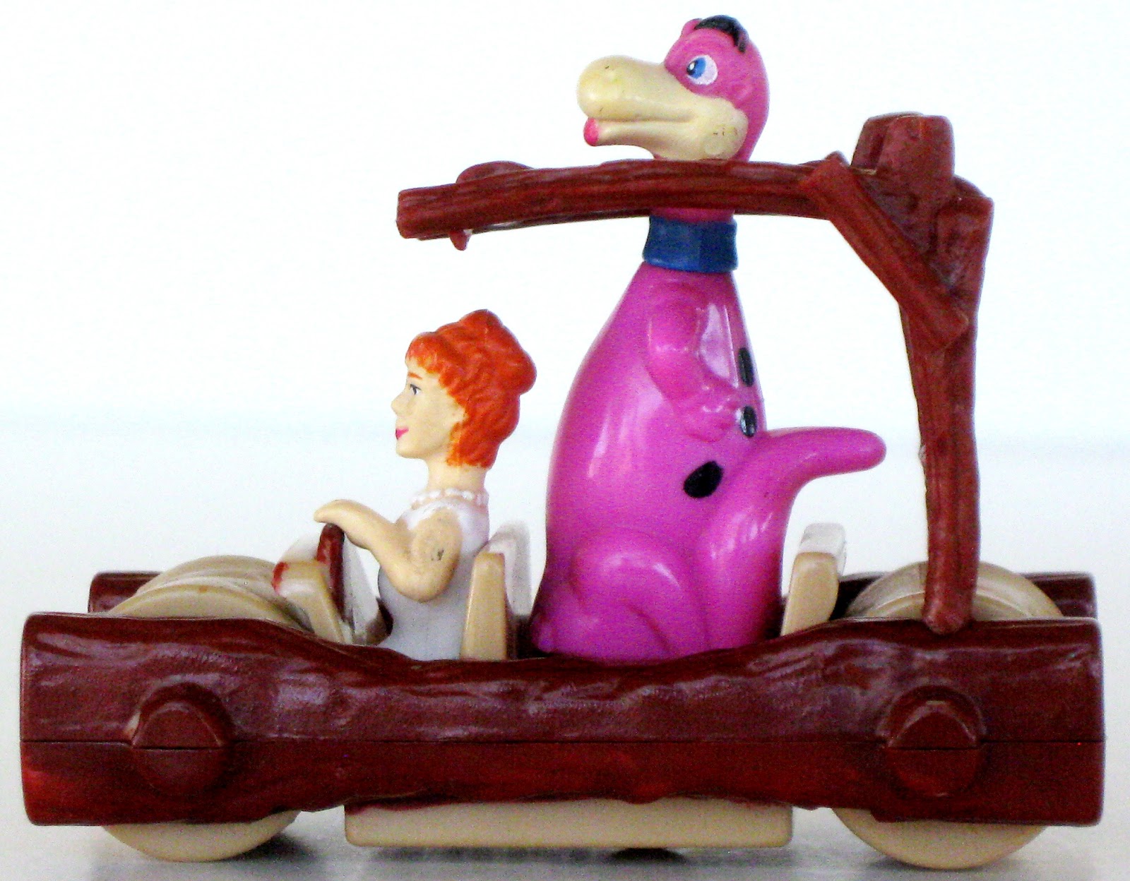 Toys and Stuff: McDonald's UK Flintstones Wilma and Dino in Flivver