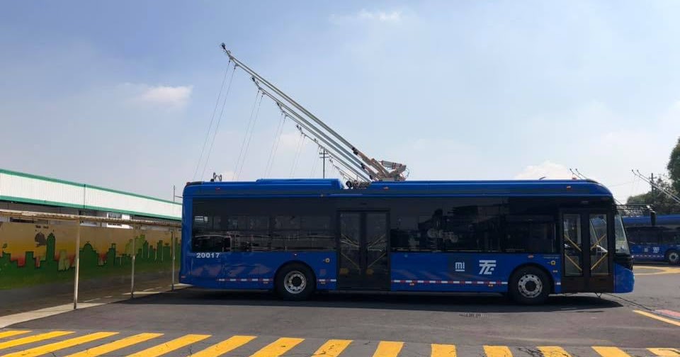 Inicia el servicio de los nuevos Trolebuses chinos en la CDMX