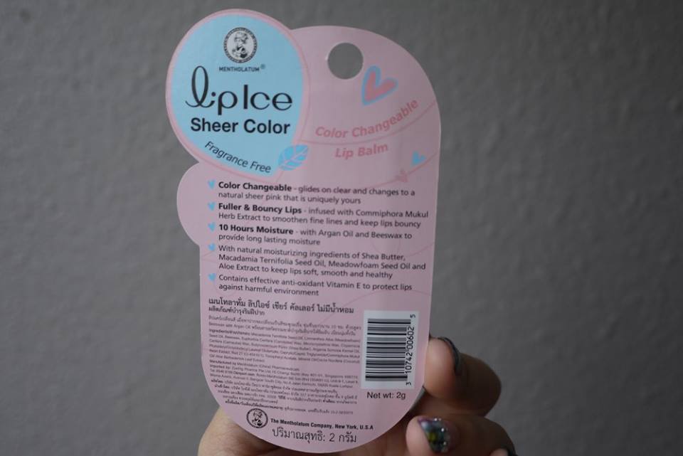 The Beauty Junkie - ranechin.com: Color Changeable Lip Balm: LipIce ...