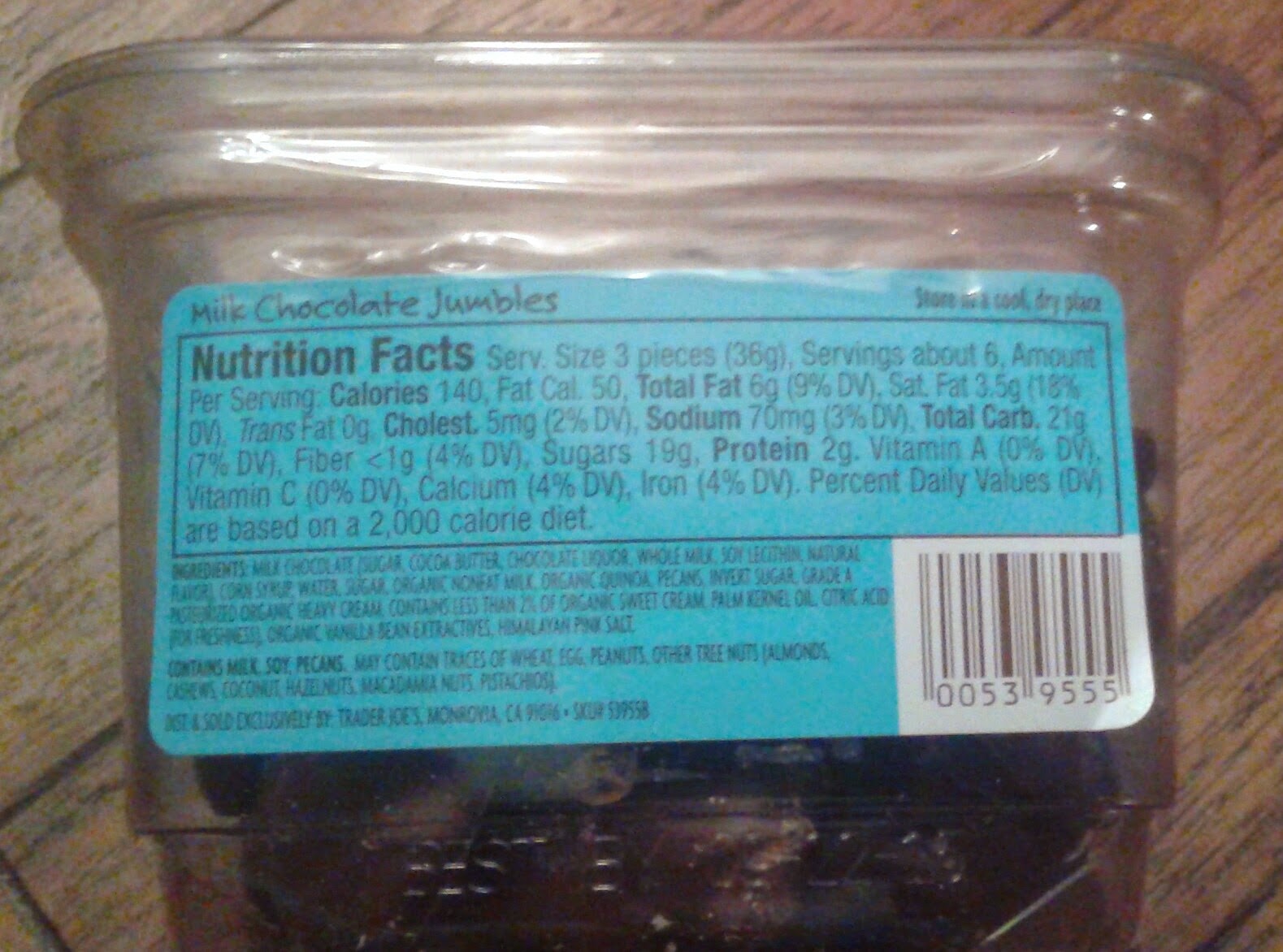 What's Good at Trader Joe's?: Trader Joe's Milk Chocolate Jumbles