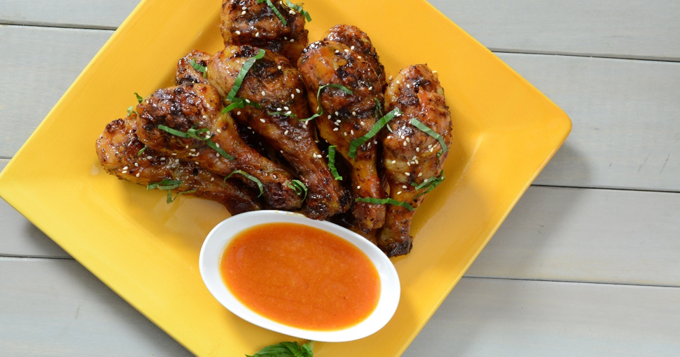 Char-Broil: Orange Sriracha Pacific Rim Chicken Legs