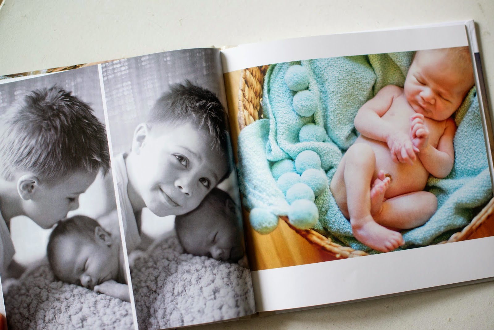 Domestic Fashionista: Newborn Photo Session Photo Book