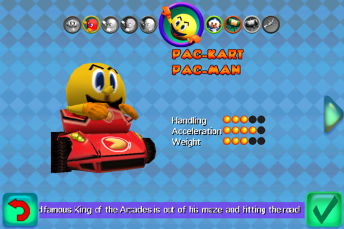 Mon Xperia Play: Pac Man Kart Rally dispo aux USA