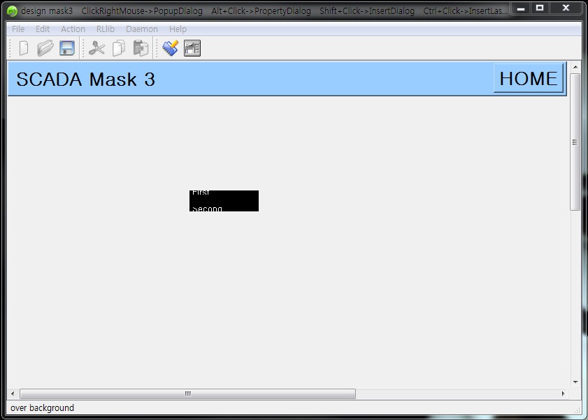 pvbrowser (opensource SCADA) 정리: pvdevelop 프로젝트 -UI 편집 방법 - Toolbox 위젯 사용법