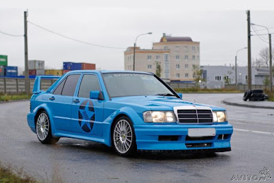 BenzW201LoversMalaysia: 190e Evolution II 2.5-16 Mad in Blue! (6 Gambar)