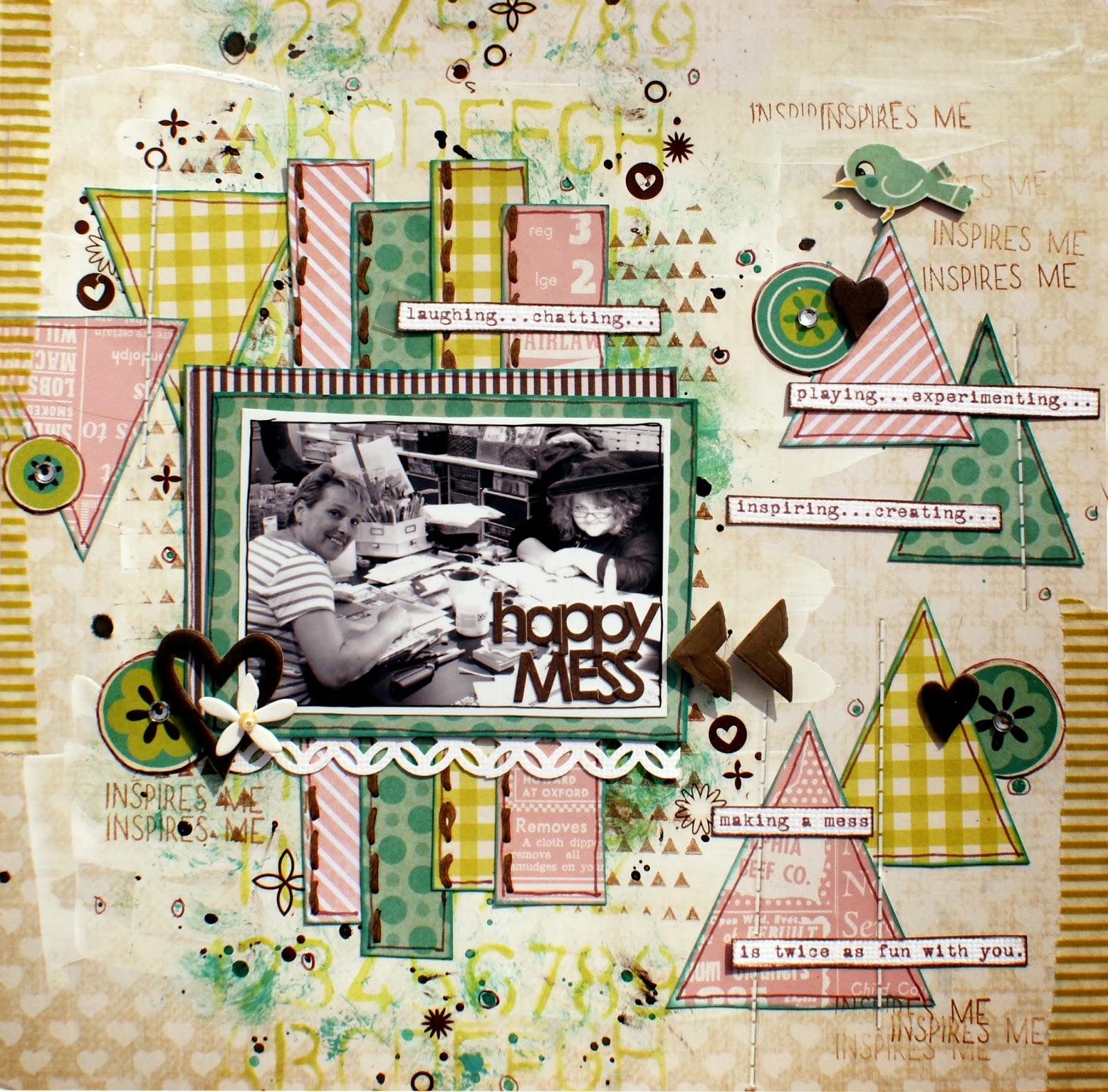 Little Scraps of Magic: Happy Mess {CSI Case File No. 108}