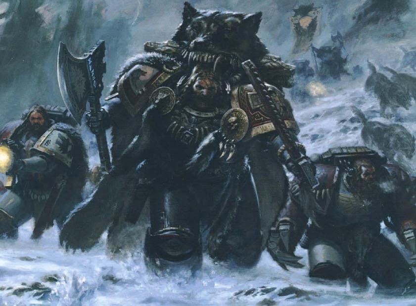 Calma sonriendo Contemporáneo warhammer 40k wolves of fenris Llamarada ...