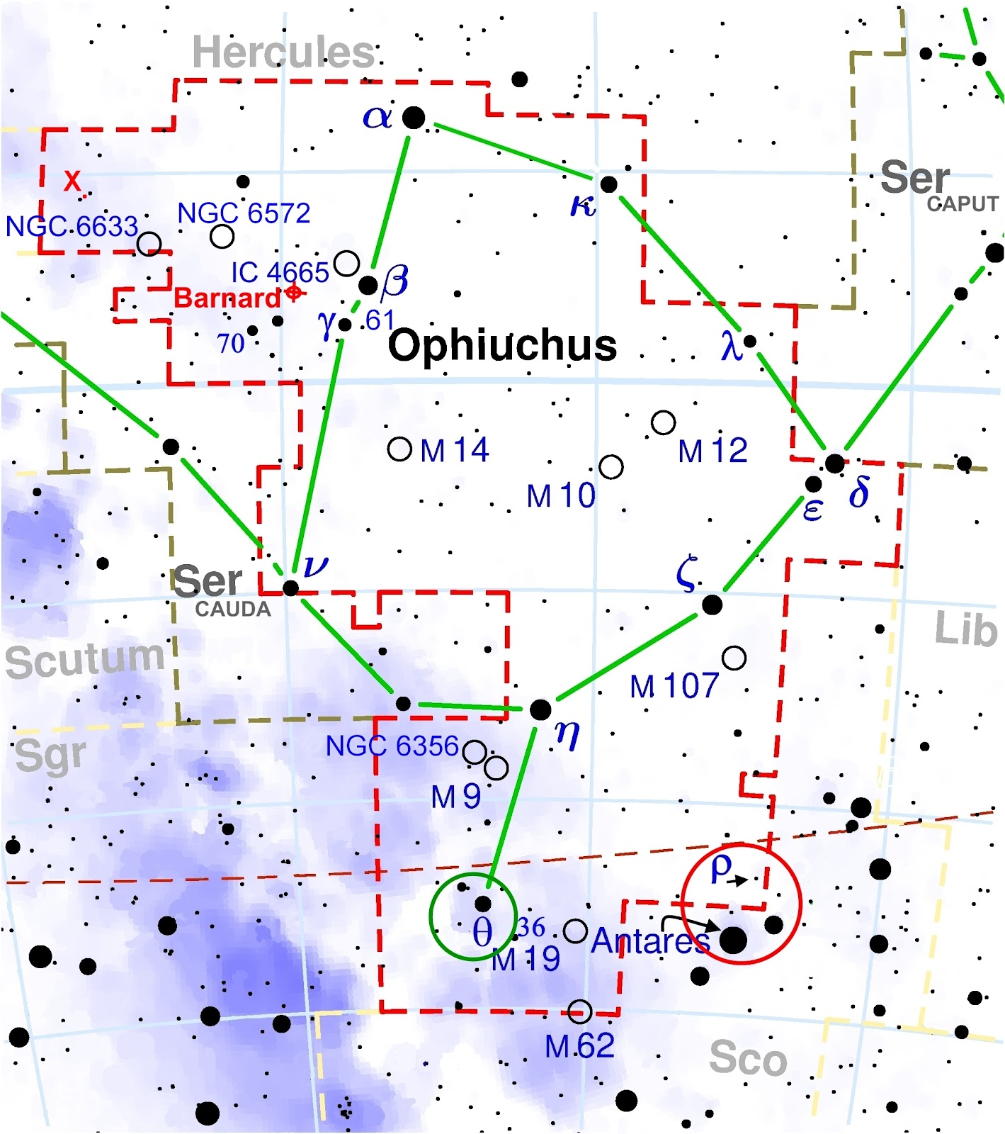 Astronomia: Ophiuchus ( Ofiúco ) ( Serpentário )