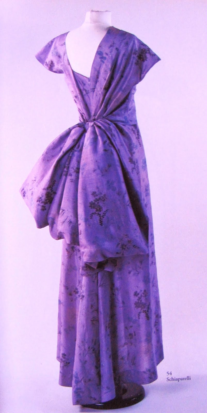 Pintucks: Schiaparelli Bustle Gown