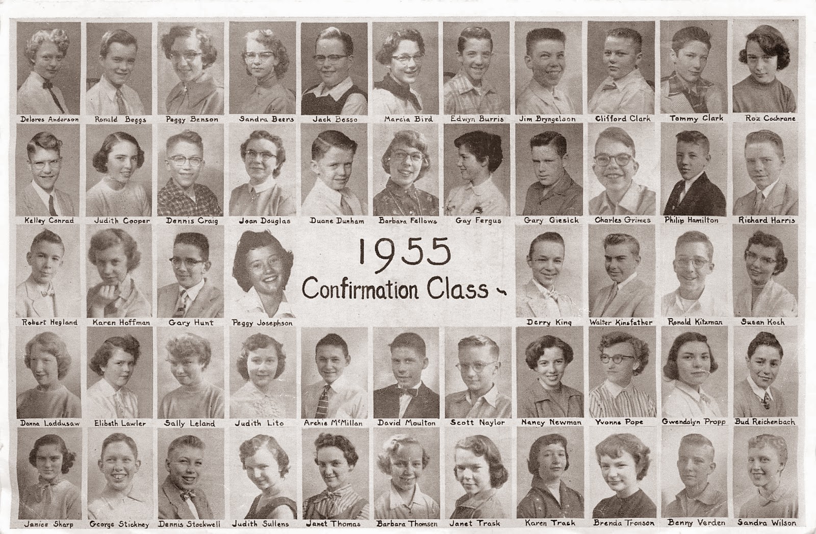 Billings Senior High Class of 1959: 1955 First Congregational Church ...