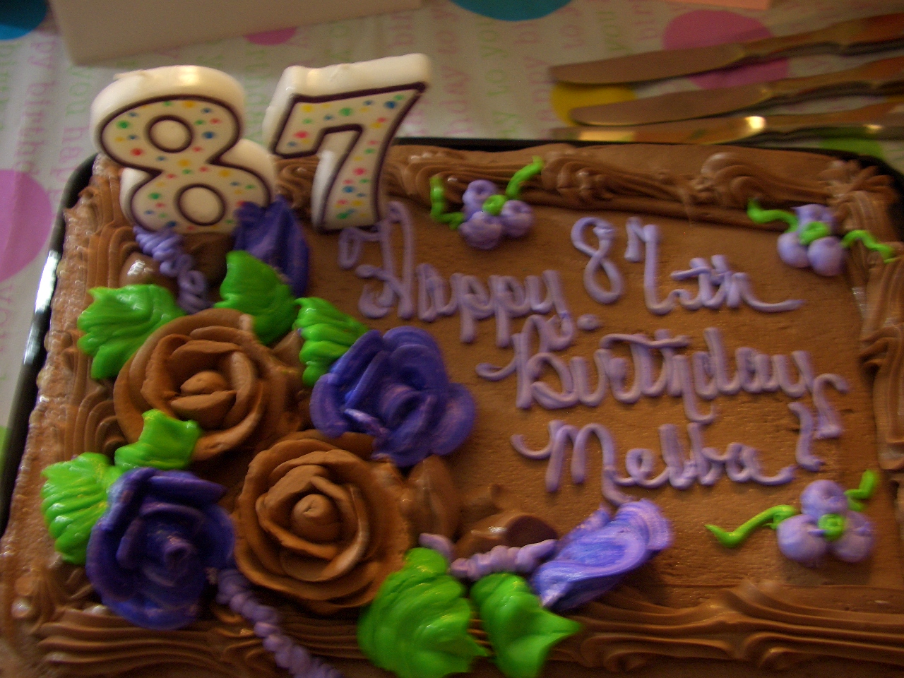 From the Hilltop: Happy 87th Birthday Melba!