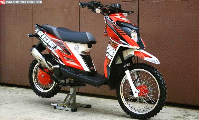 Modifikasi Motor Yamaha X-Ride trail Terbaru ~ Modifikasi Motor Matic