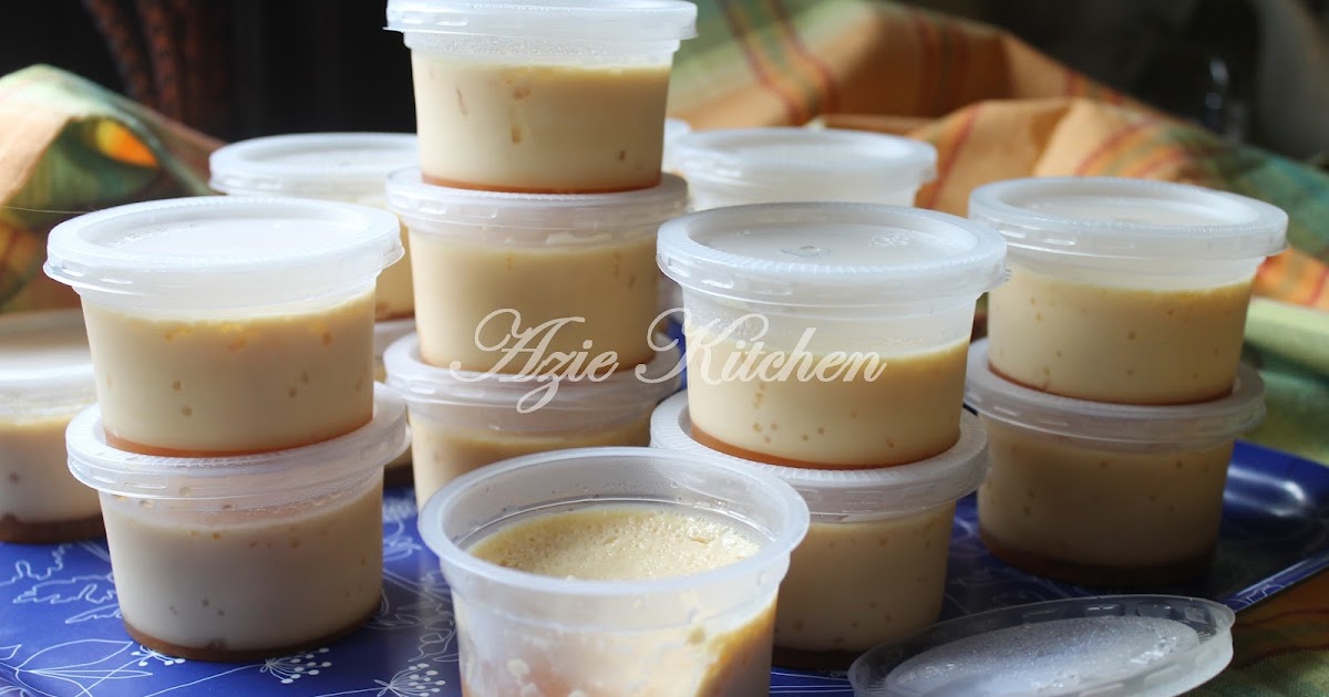 Puding Karamel - Resepi II - Azie Kitchen