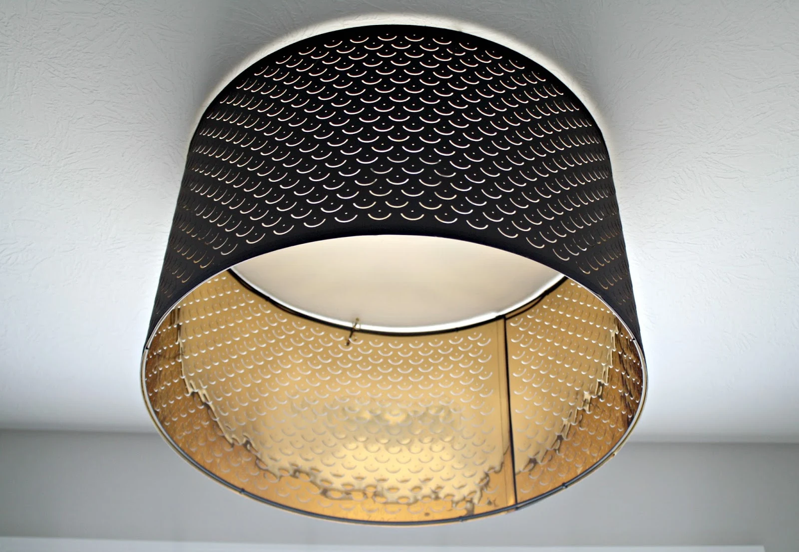 Using a lamp shade as a light fixture | Thrifty Decor Chick | Thrifty ...