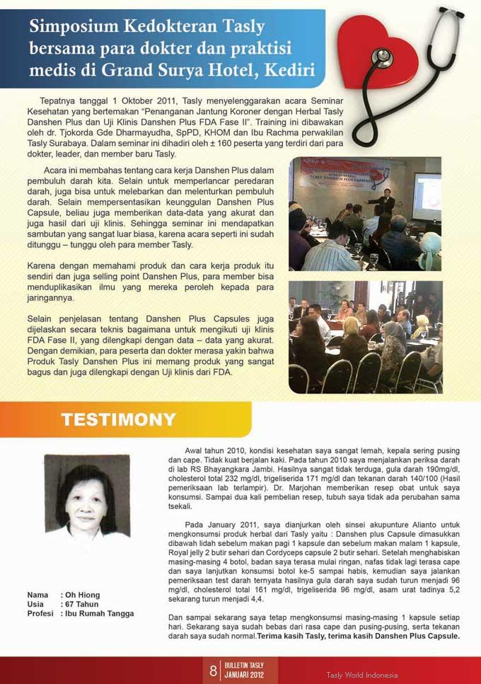 danshen| danshen plus| danshen tea |tasly: Produk