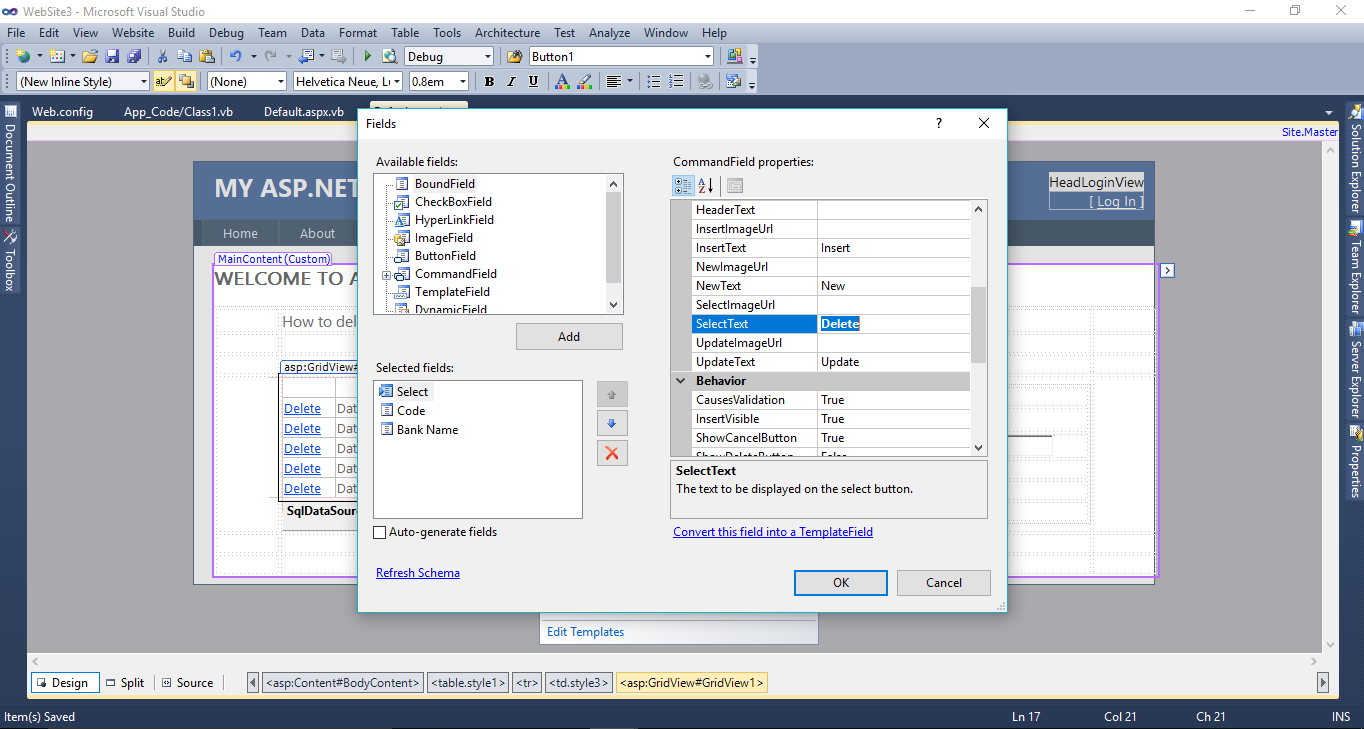 How To Delete Row In Gridview Using C Microsoft Visual Studio - Riset How To Delete Row In Gridview Using C Microsoft Visual Studio - Riset