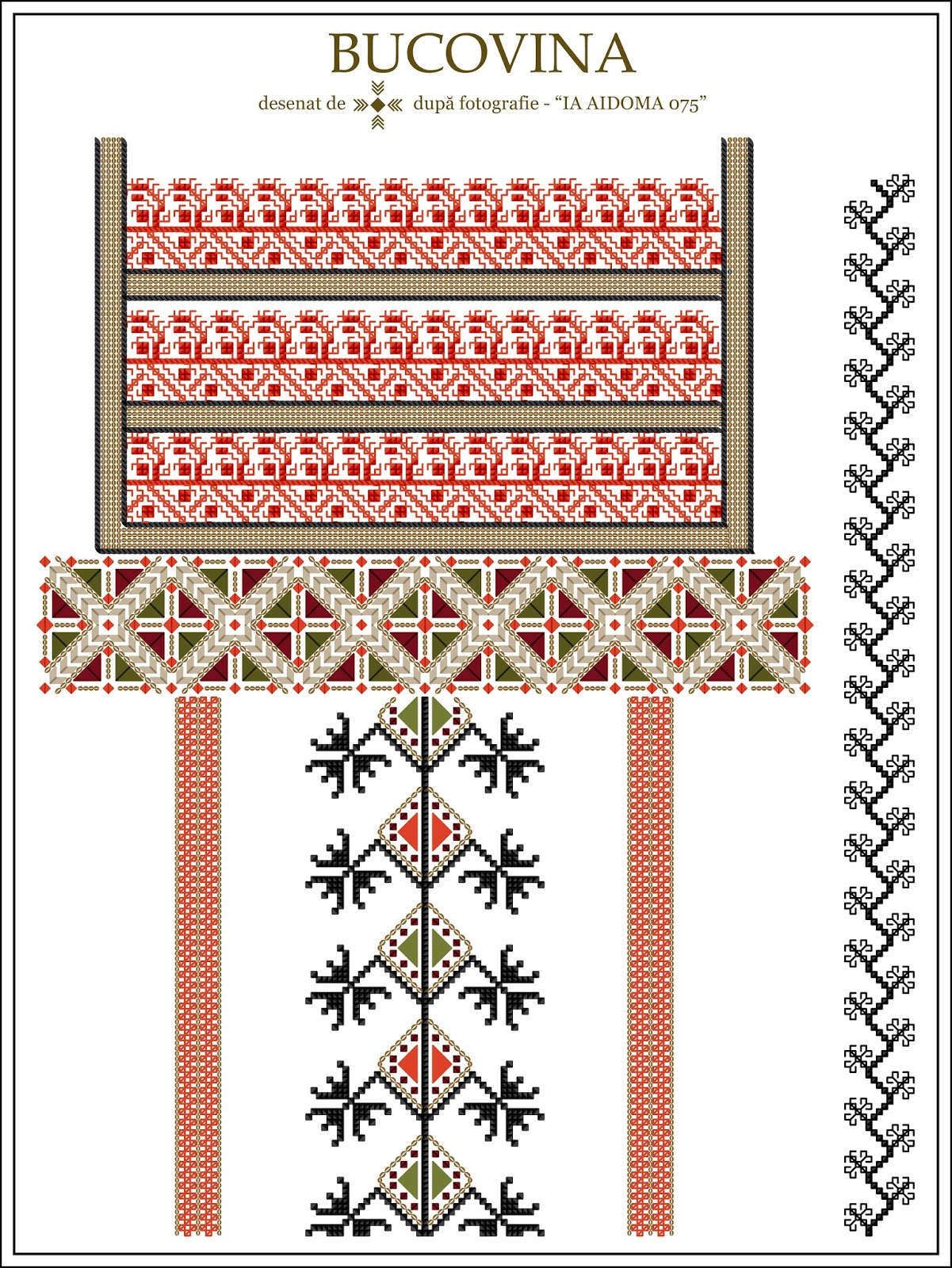 Semne Cusute: IA AIDOMA 075 - Bucovina, ROMANIA
