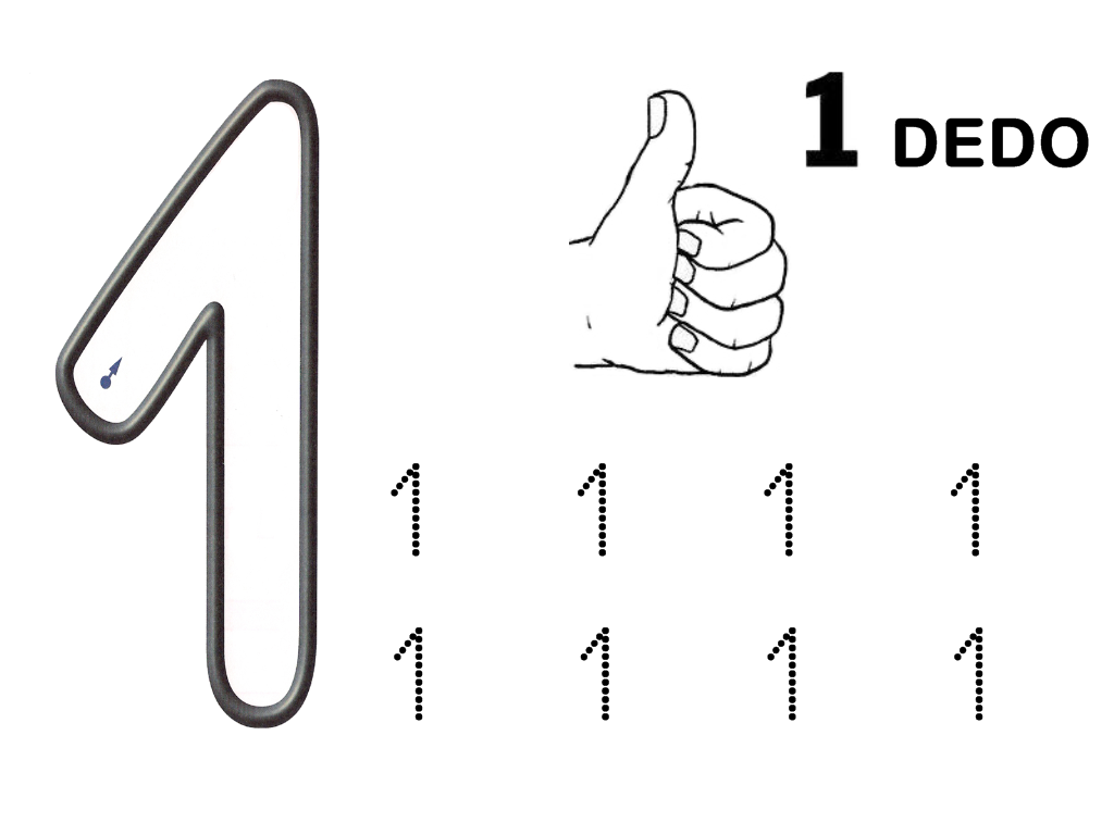 RECURSOS EDUCACIÓN INFANTIL: NÚMERO 1