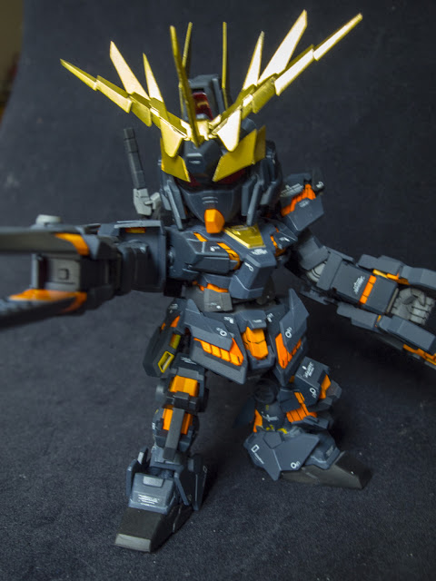 SD Gundam Banshee custom build by alvinmonst