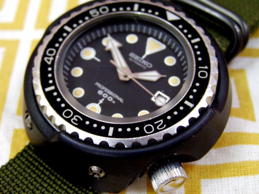 JACK'S TREASURE CHEST OF TIME PIECES: RARE COLLECTORS' ITEM: SEIKO TUNA ...