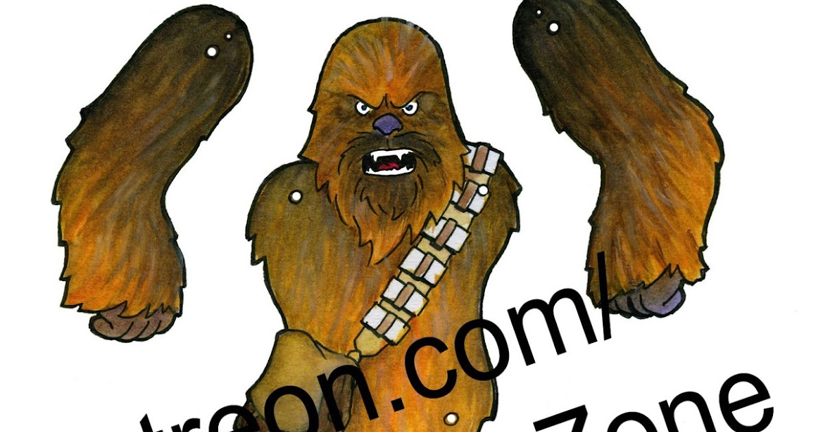 Dancing Blender: Chewbacca Paper Craft Done