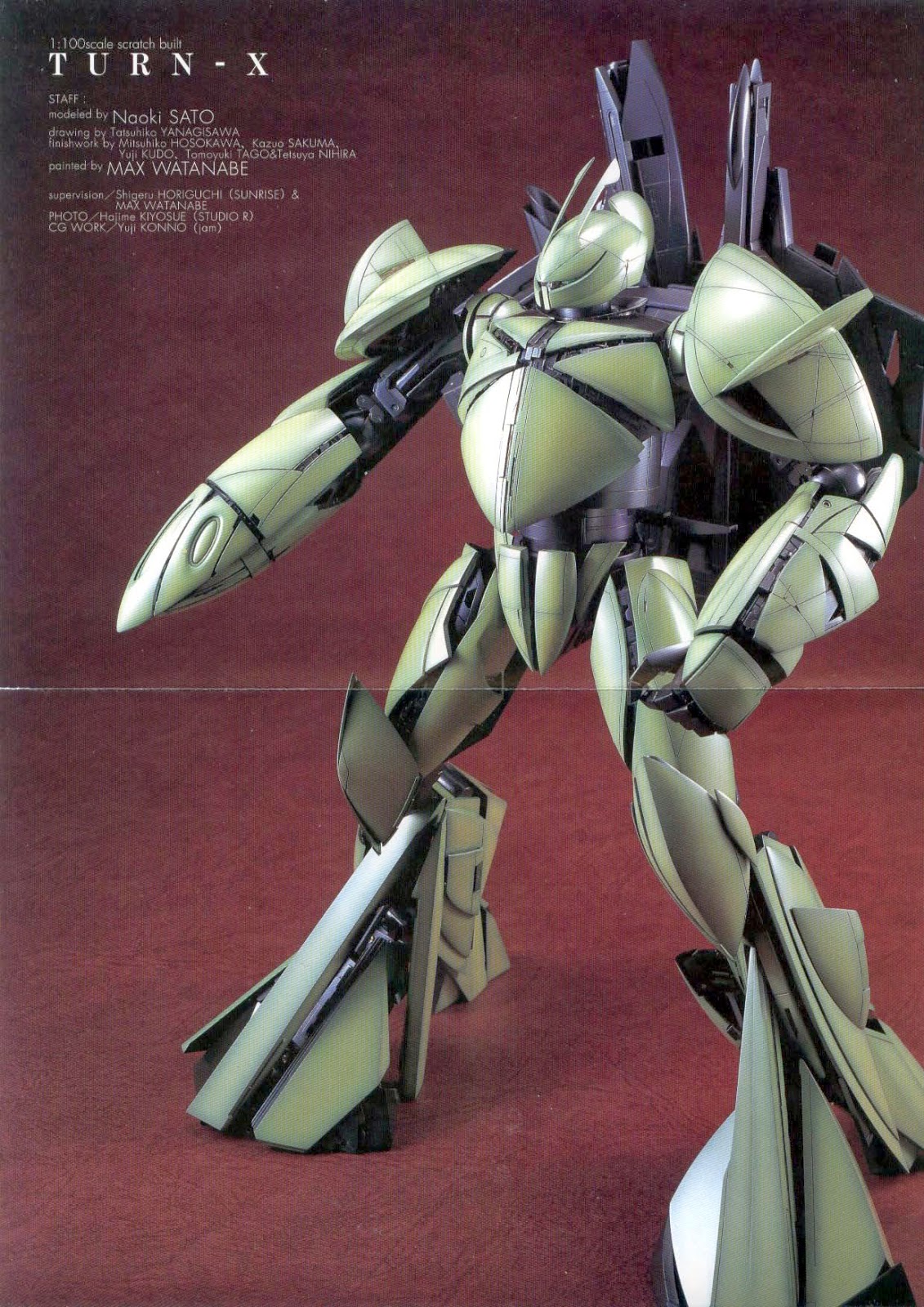 GUNDAM GUY: 1/100 Turn X - Scratch Build