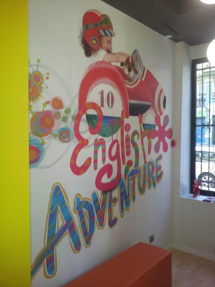 PINTURA Y ROTULACION 961506300: ROTULACIÓN DE PARED CON PAPEL ...