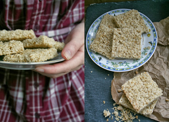 Annie à la Mode: Scottish Oat Shortbread Squares (Grandmother's Recipe)