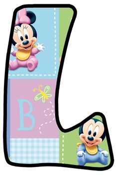Mickey and Minnie Babies Letters. Letras de Minnie y Mickey Bebés. - Oh ...