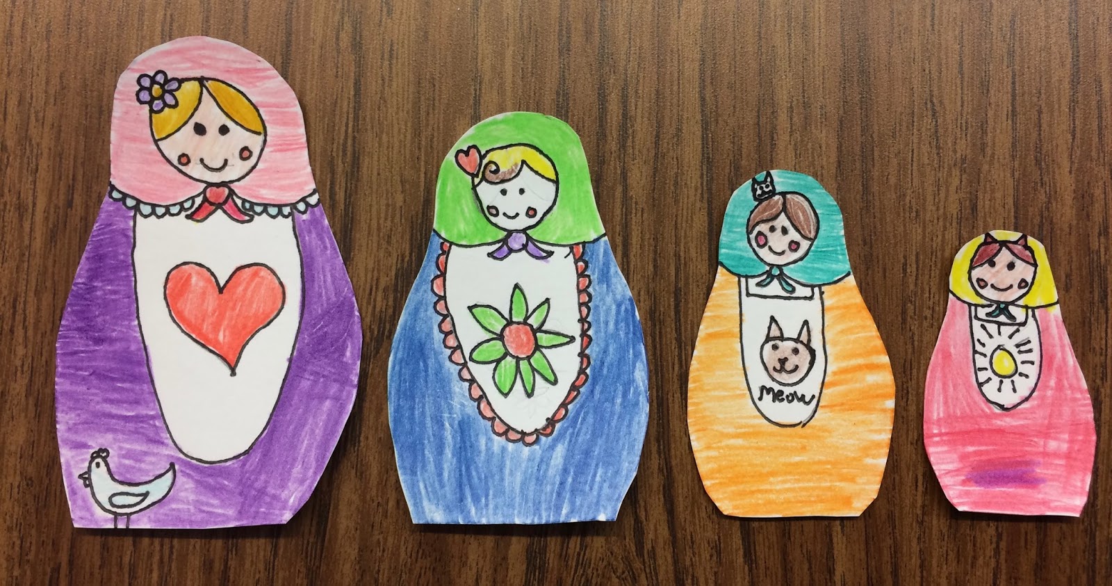 Kathy's Art Project Ideas: Russian Matryoshka Art Lesson