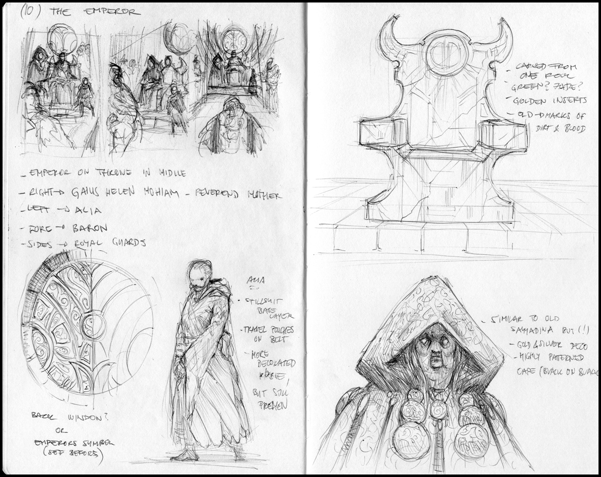 Mark Molnar - Sketchblog of Concept Art and Illustration Works: Dune ...