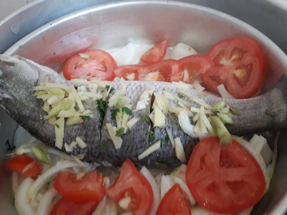 Resepi Ikan Siakap Stim Halia