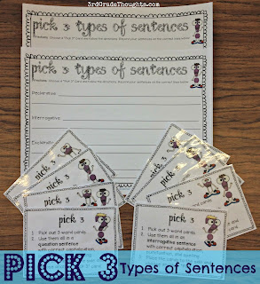 Holiday Word Work and Pick 3 Skill Practice | 3rd Grade Thoughts