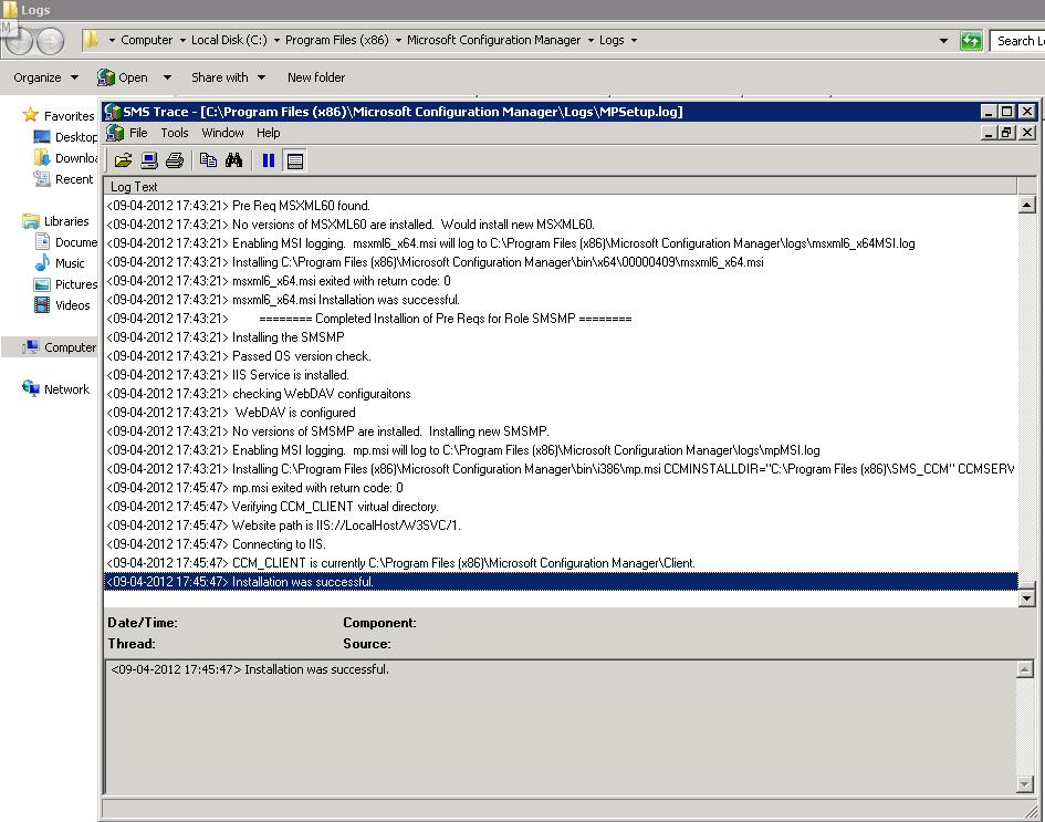 System Center Configuration Manager Blog: MP Issue : FATAL MSI Error ...