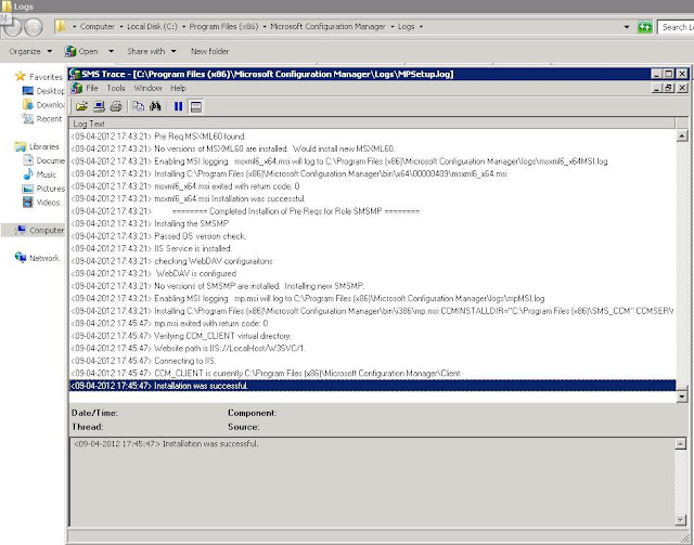System Center Configuration Manager Blog: MP Issue : FATAL MSI Error ...