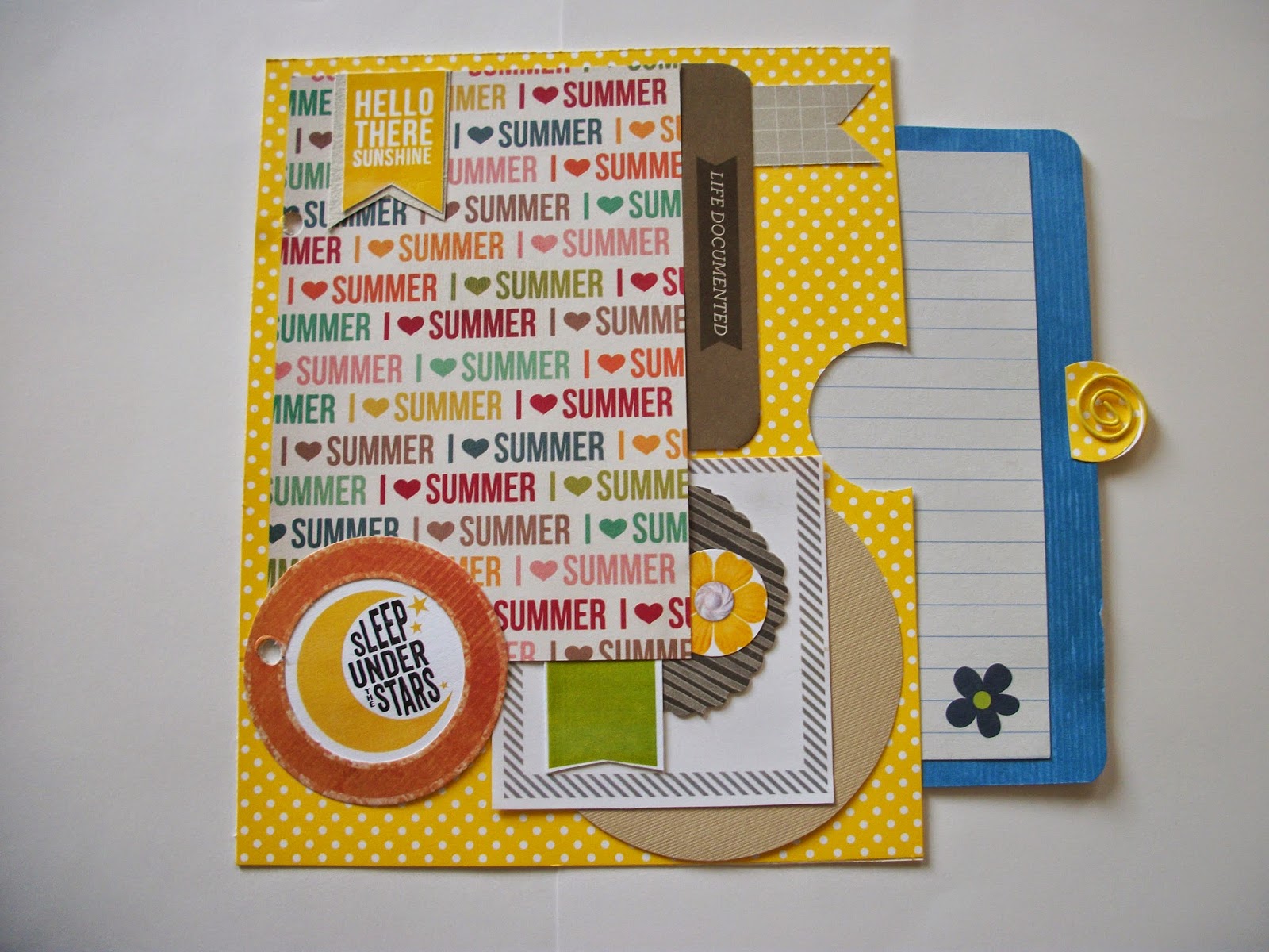 Scrap your scraps: Pull-Out Pockets for Interactive Scrap Booking Pages