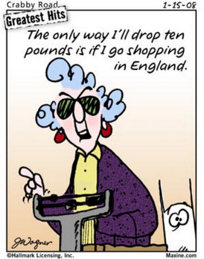 Chuck's Fun Page 2: Seven assorted, vintage Maxine cartoons