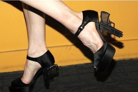 Terribly Haute Beauty: Gun Heel Shoes by Chanel