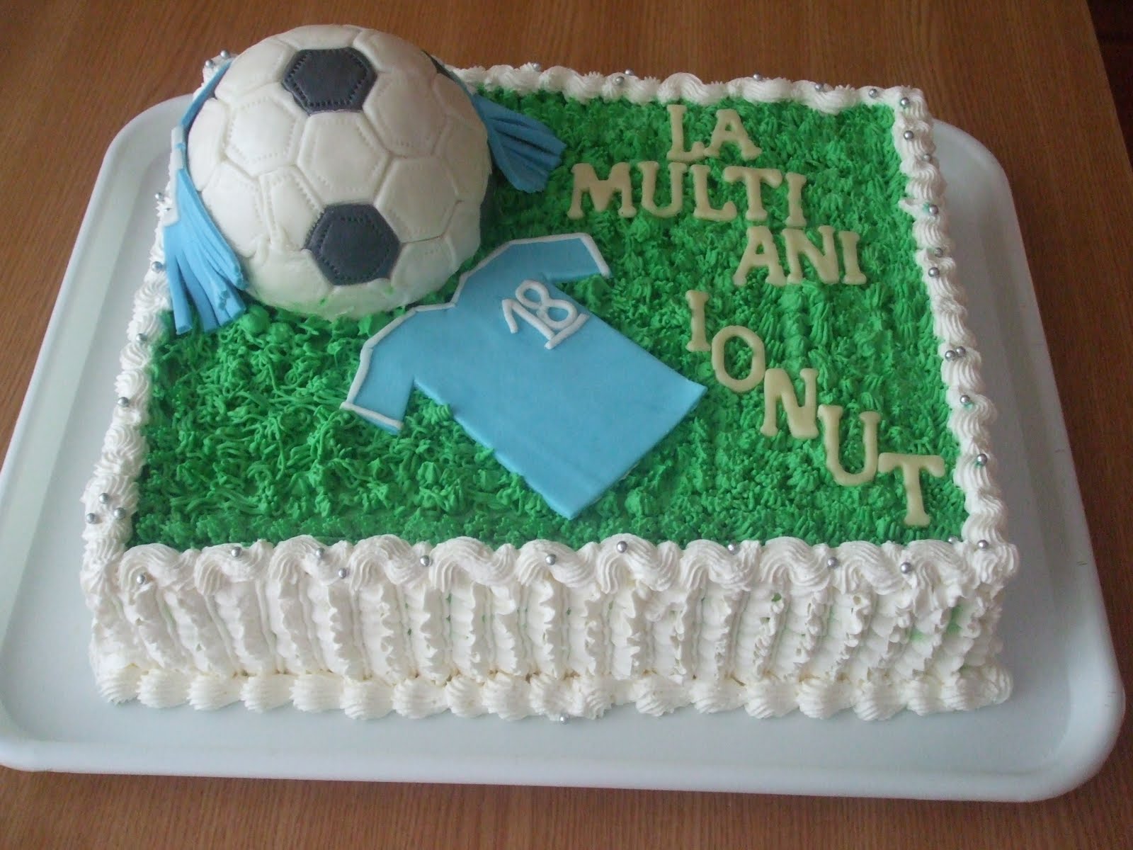 torturi de casa: Tort minge de fotbal