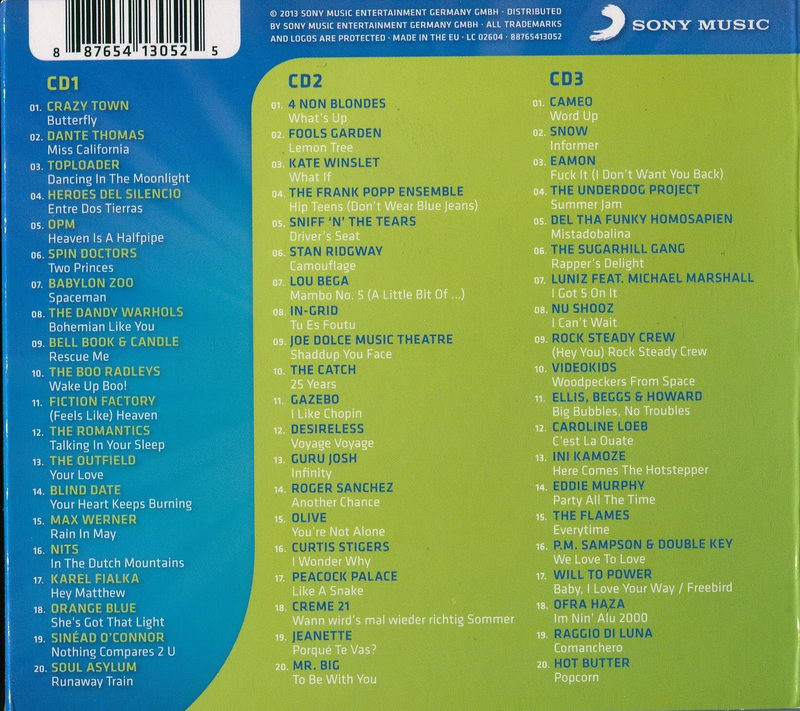 ENTRE MUSICA: DIE HIT-GIGANTEN - Best Of One Hit Wonder V.A. (3 CDs)