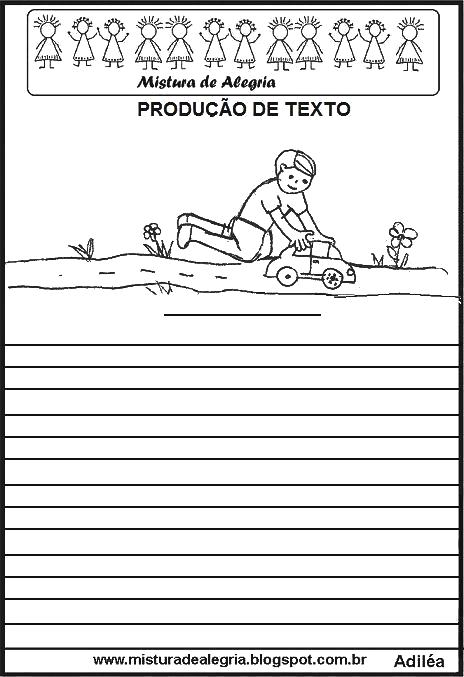 PRODUÇÕES DE TEXTOS: TEMAS VARIADOS - Mistura de Alegria