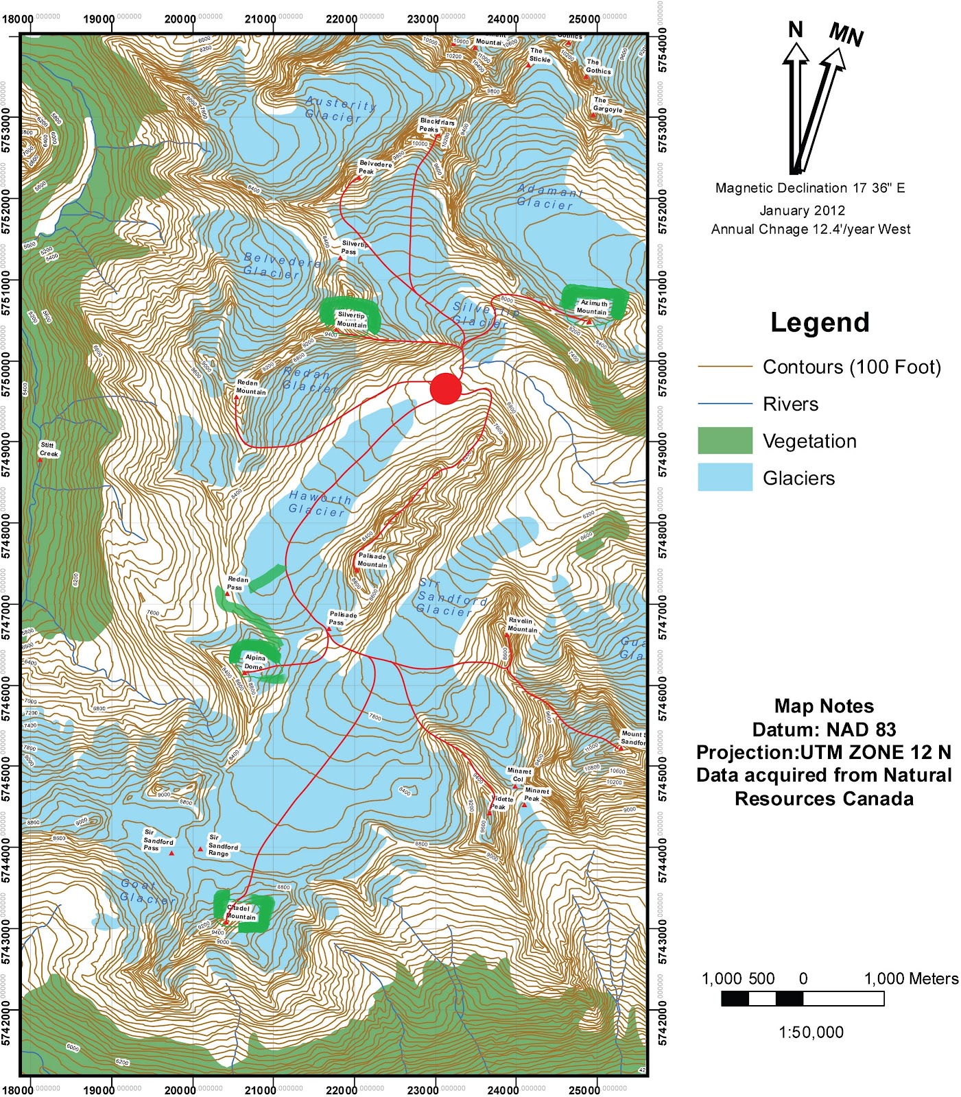 Talking Trails: GMC - Map